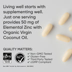 easy to swallow zinc softgels