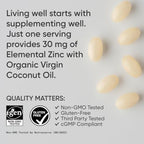 easy to swallow zinc softgels