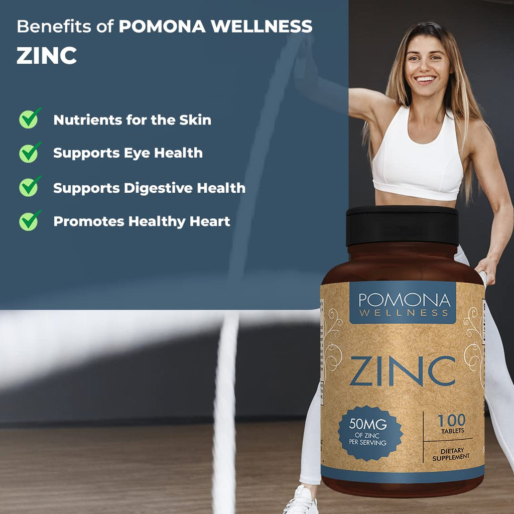 easy-to-swallow zinc tablets for adults