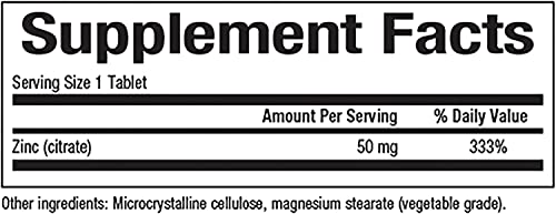 easy to swallow zinc tablets