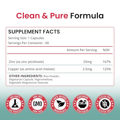easy-to-swallow zinc vegetarian capsules