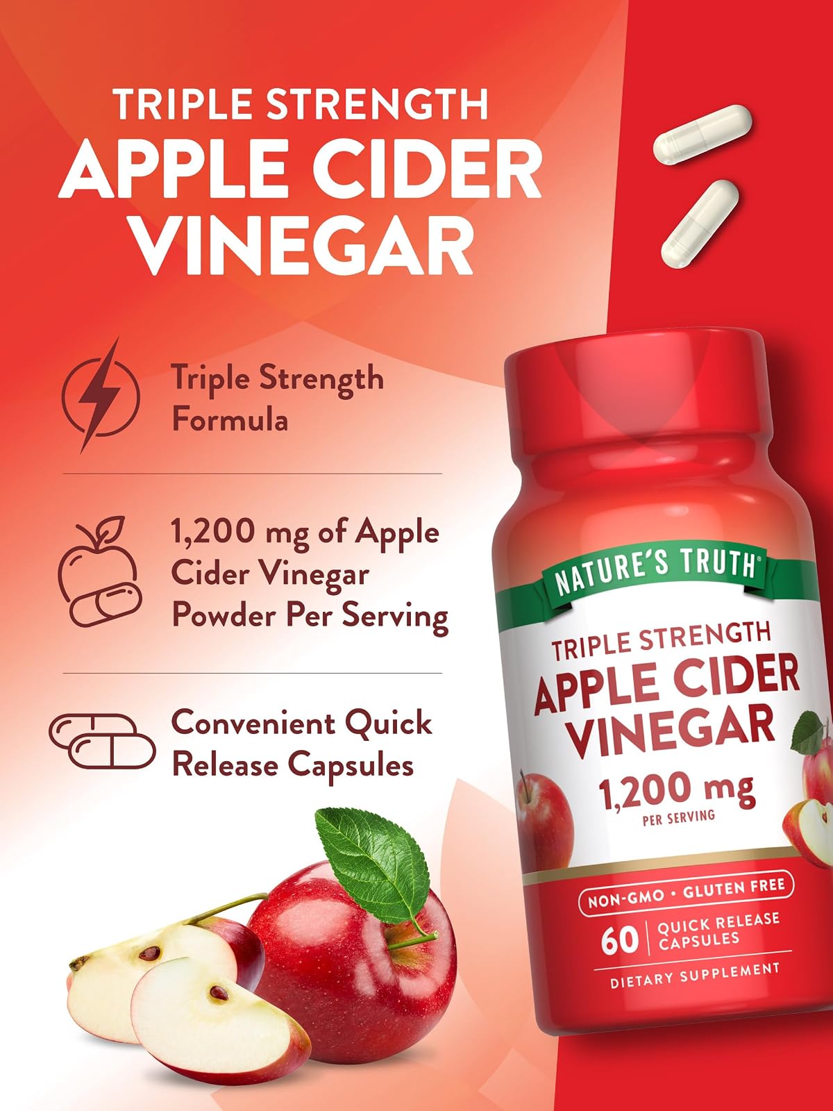 easy-to-take apple cider vinegar capsules