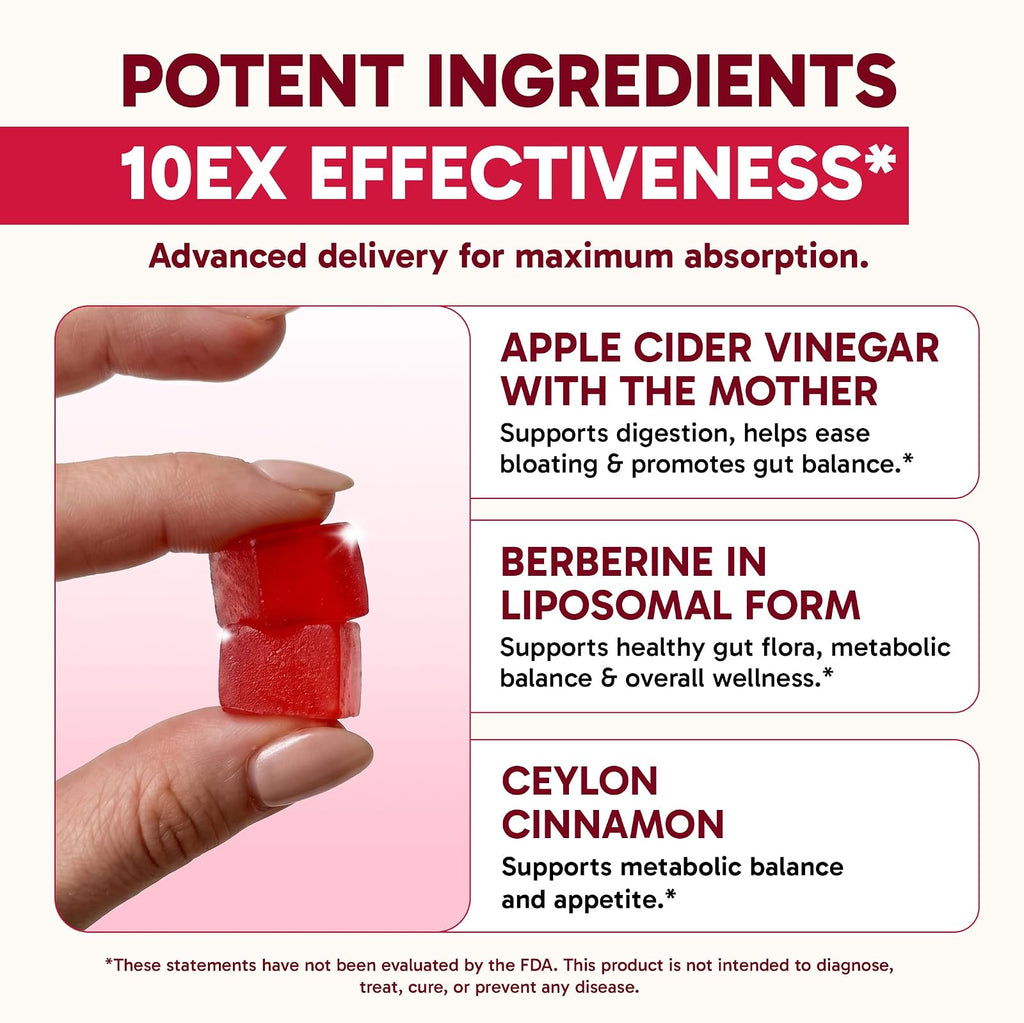 easy-to-take berberine gummy supplement