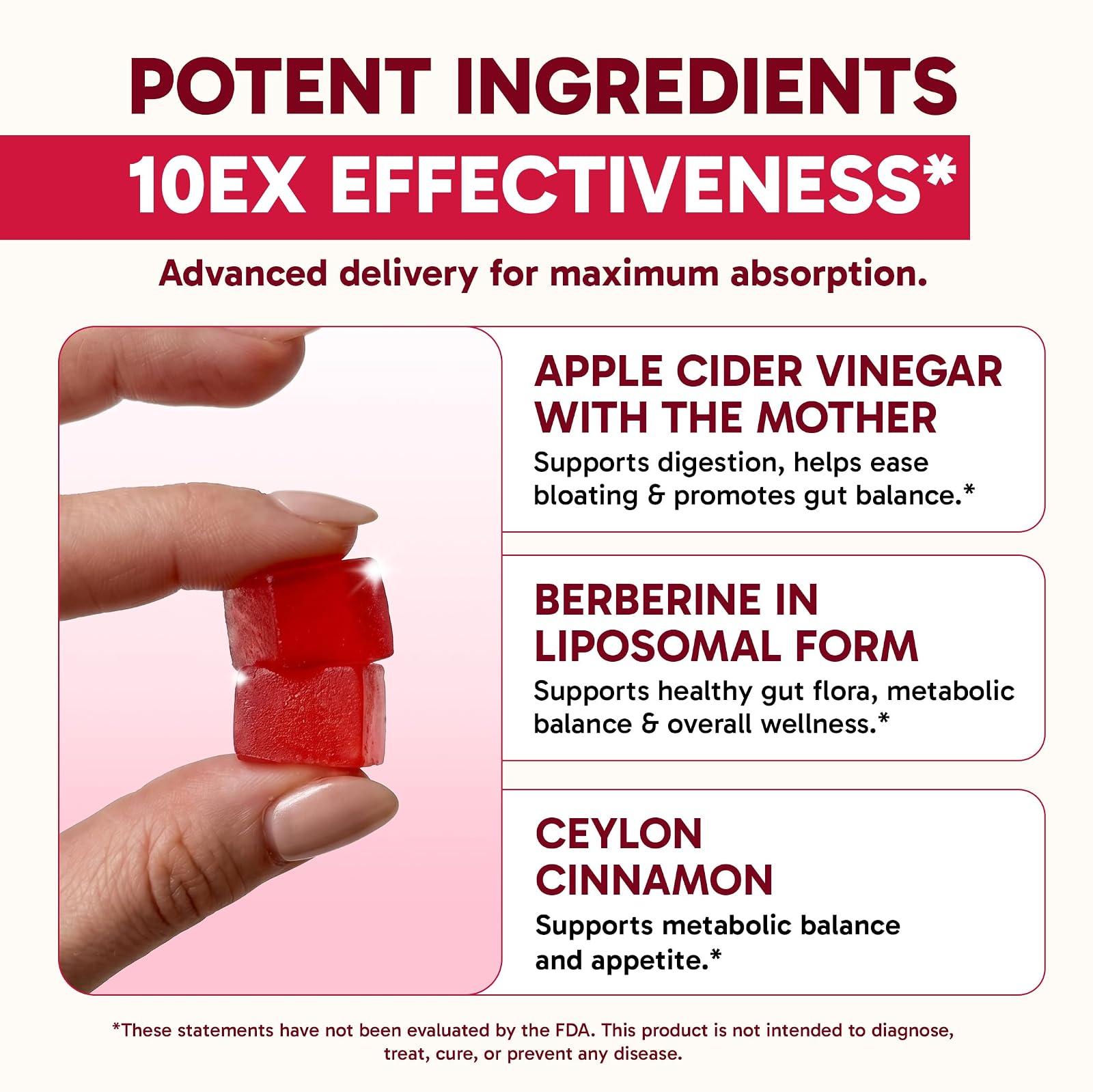 easy-to-take berberine gummy supplement