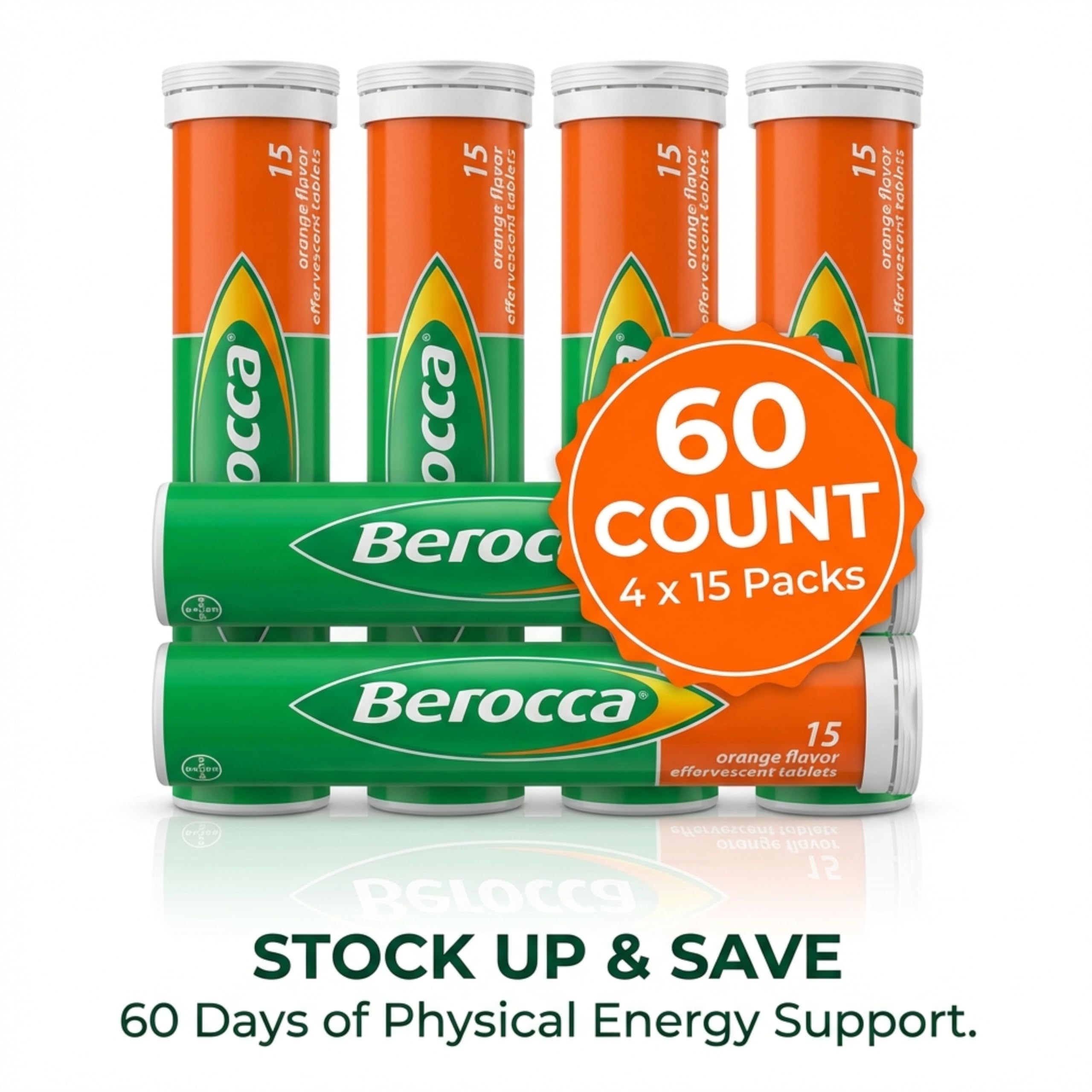 easy to take Berocca Orange vitamins