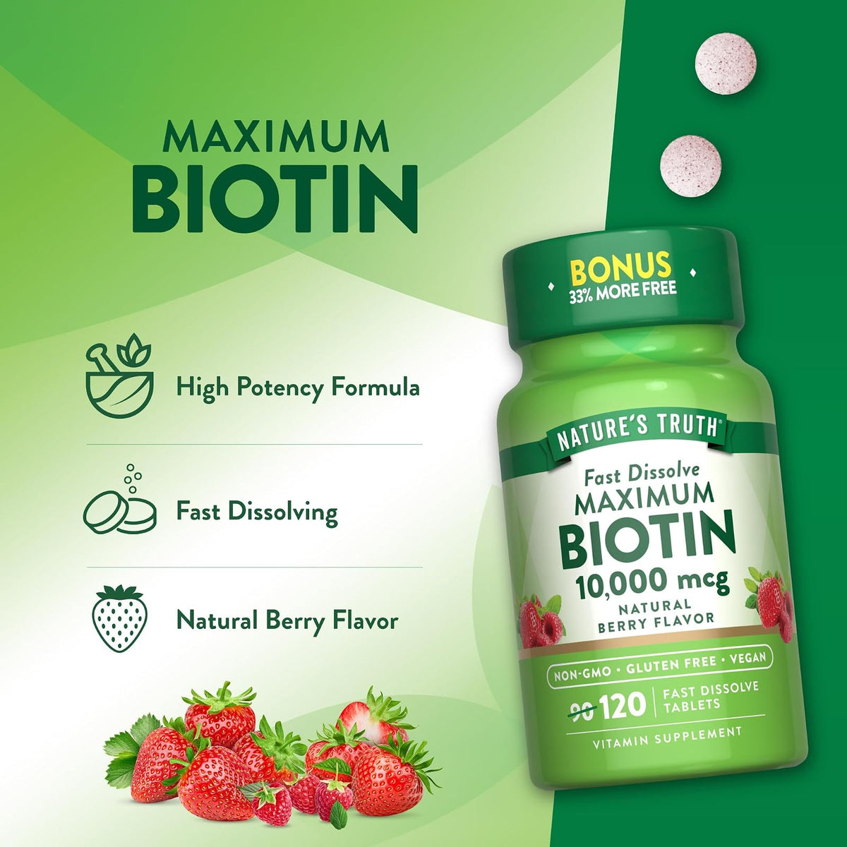 easy to take biotin tablets