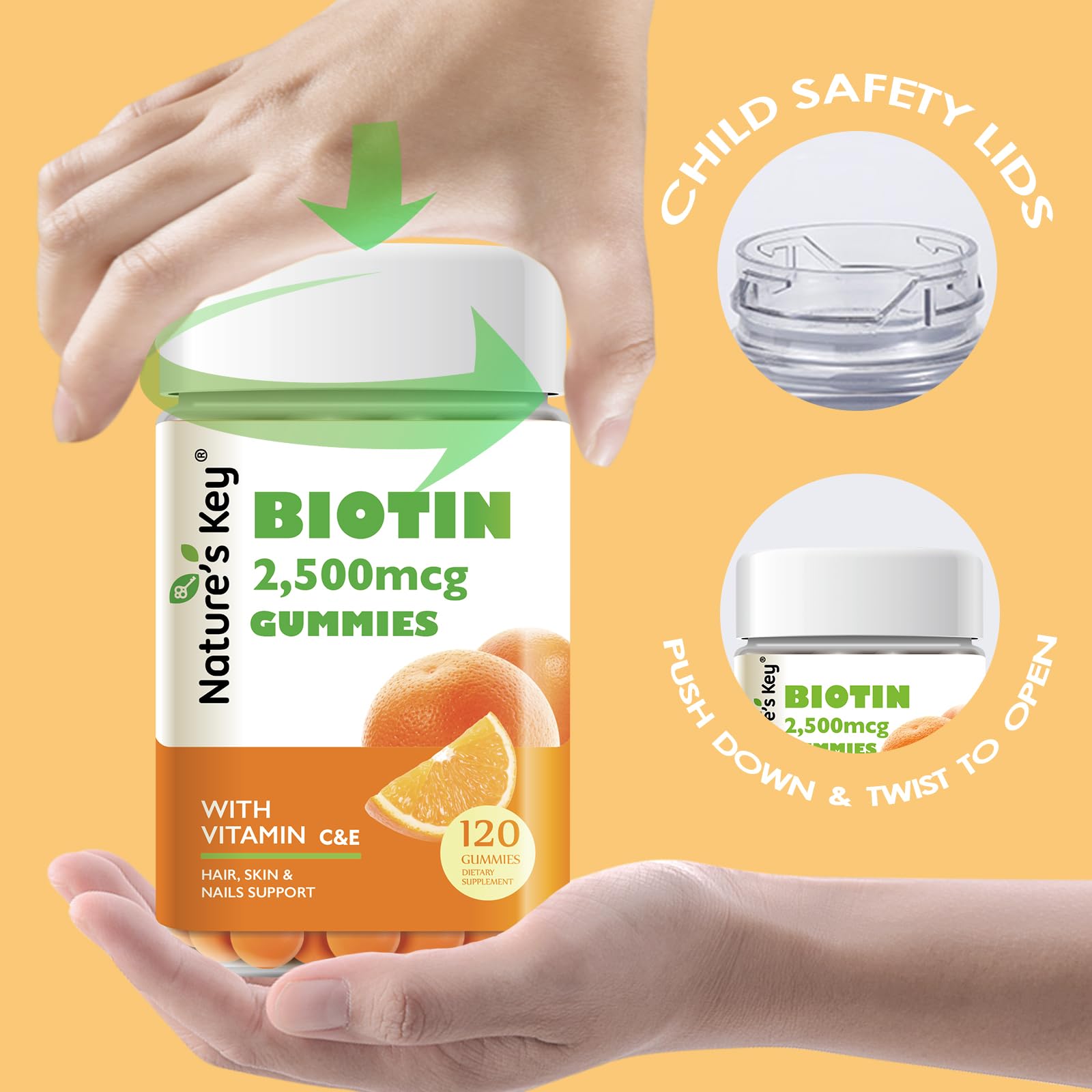 easy to take biotin vitamins
