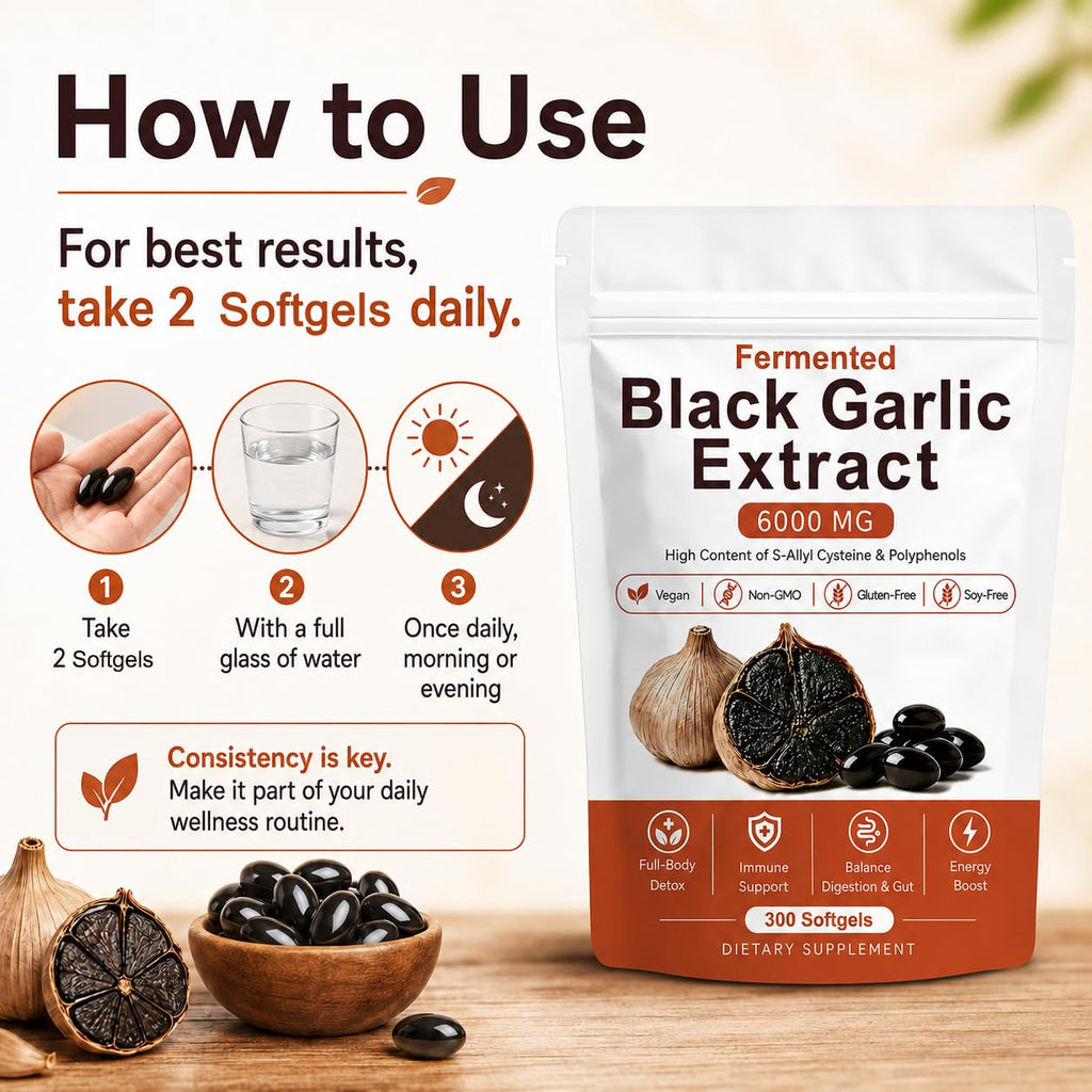 easy-to-take black garlic capsules