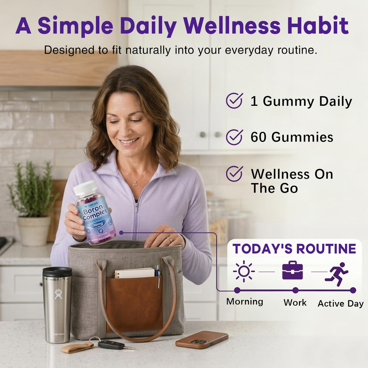 Easy-to-take Boron gummy vitamins