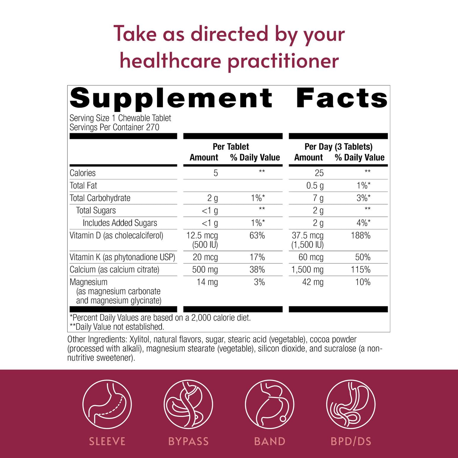 easy-to-take calcium citrate chewables