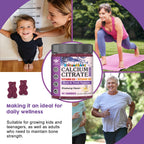 Easy-to-take calcium citrate gummies