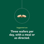 Easy-to-take calcium wafers for adults