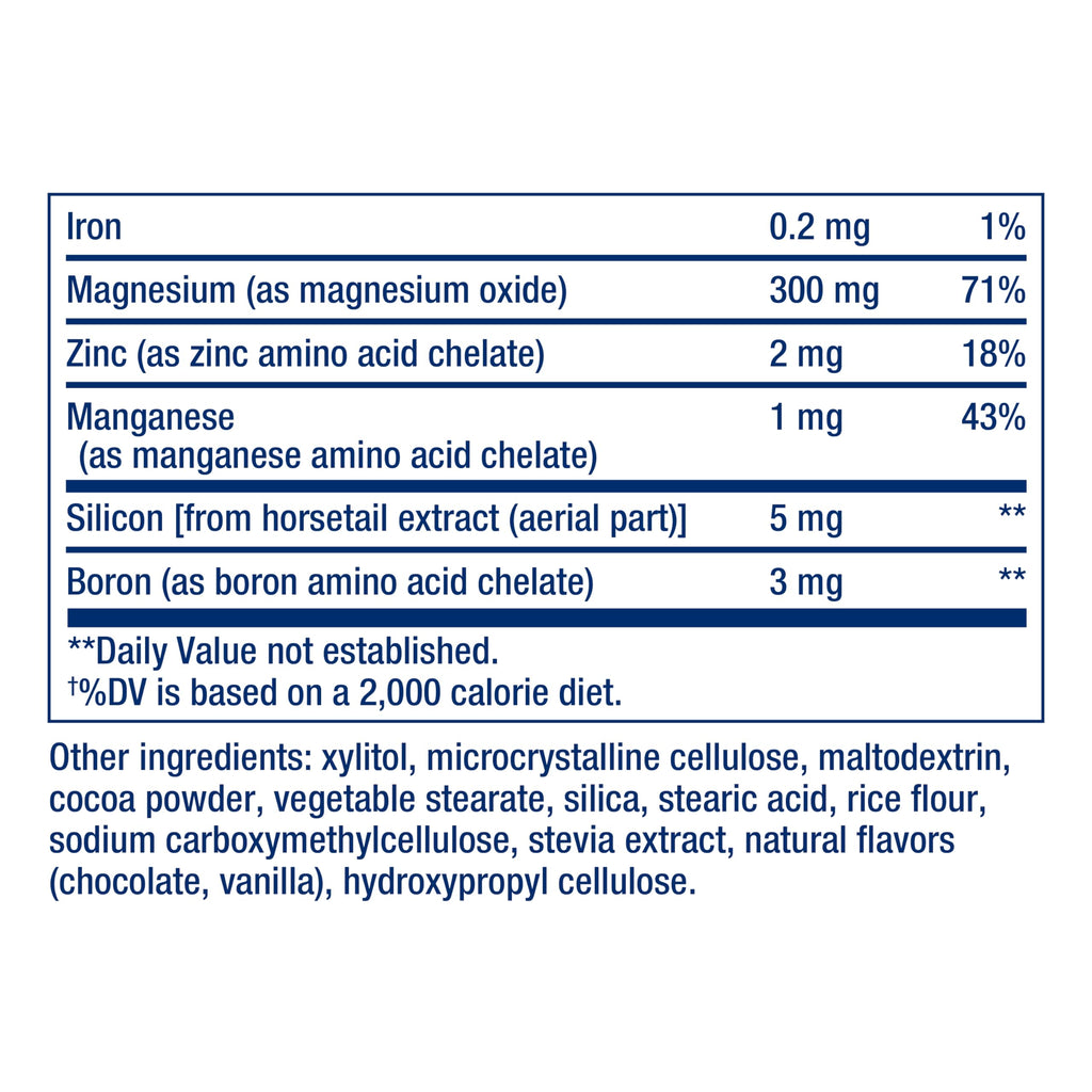 easy-to-take chewable calcium tablets