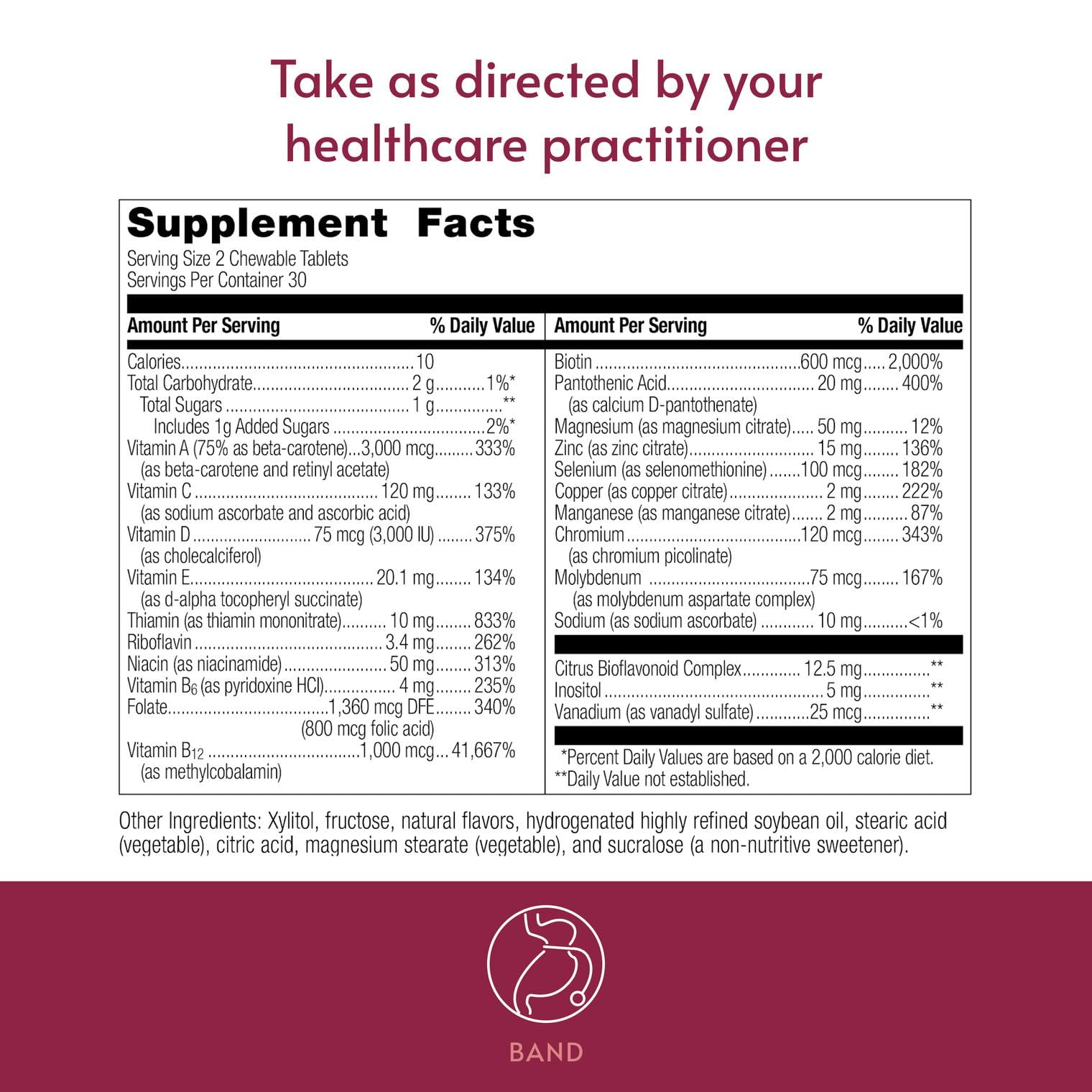easy-to-take chewable multivitamins for women