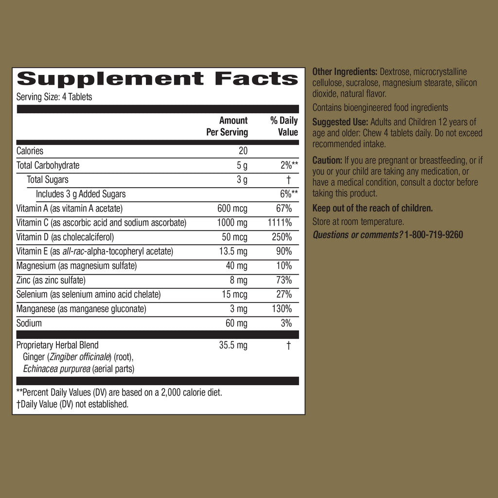 easy to take chewable vitamin supplements