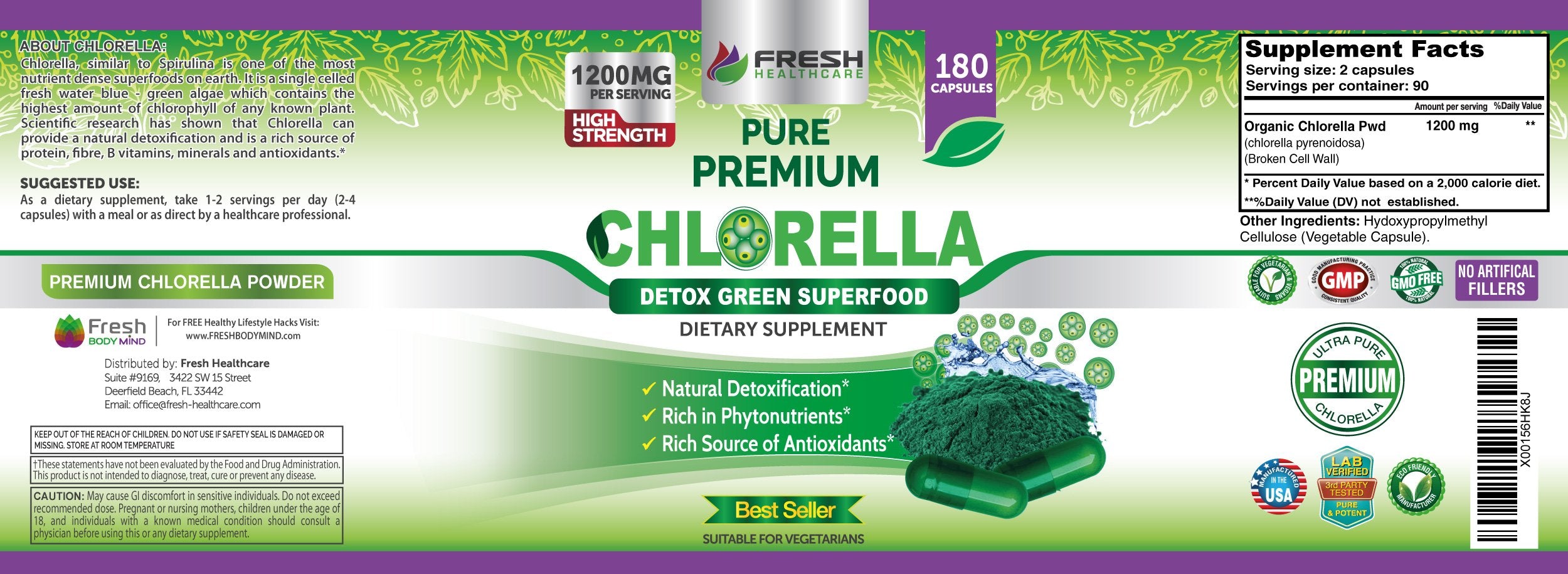 easy-to-take chlorella capsules