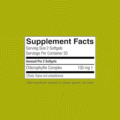 easy-to-take chlorophyll softgel capsules