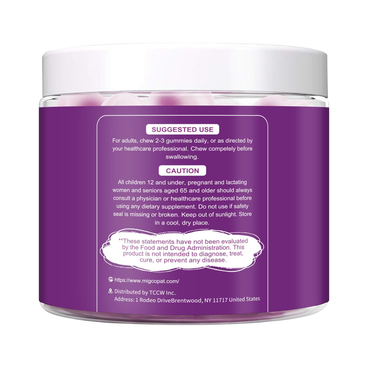 Easy-to-take collagen fiber gummies