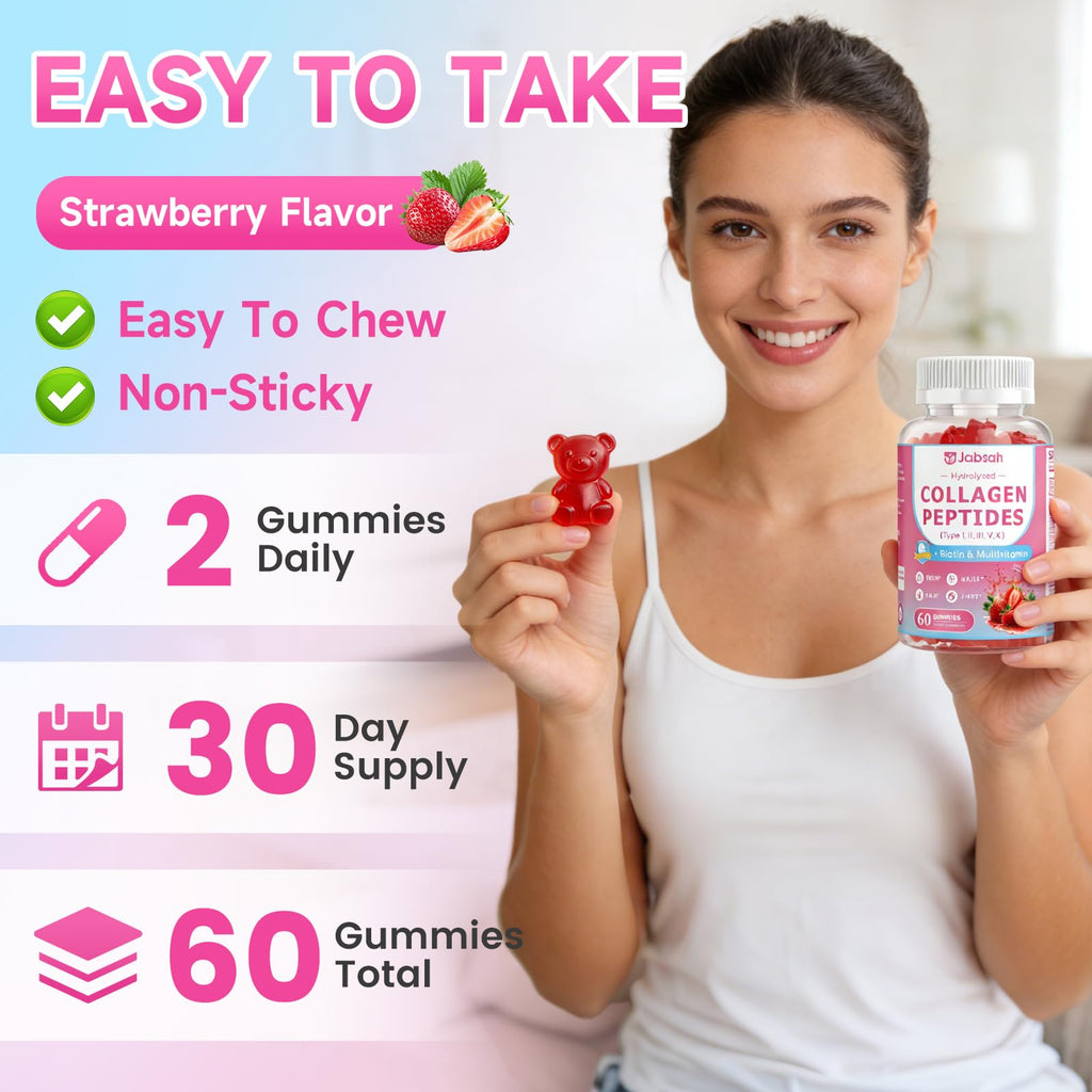 Easy-to-take collagen gummies supplement