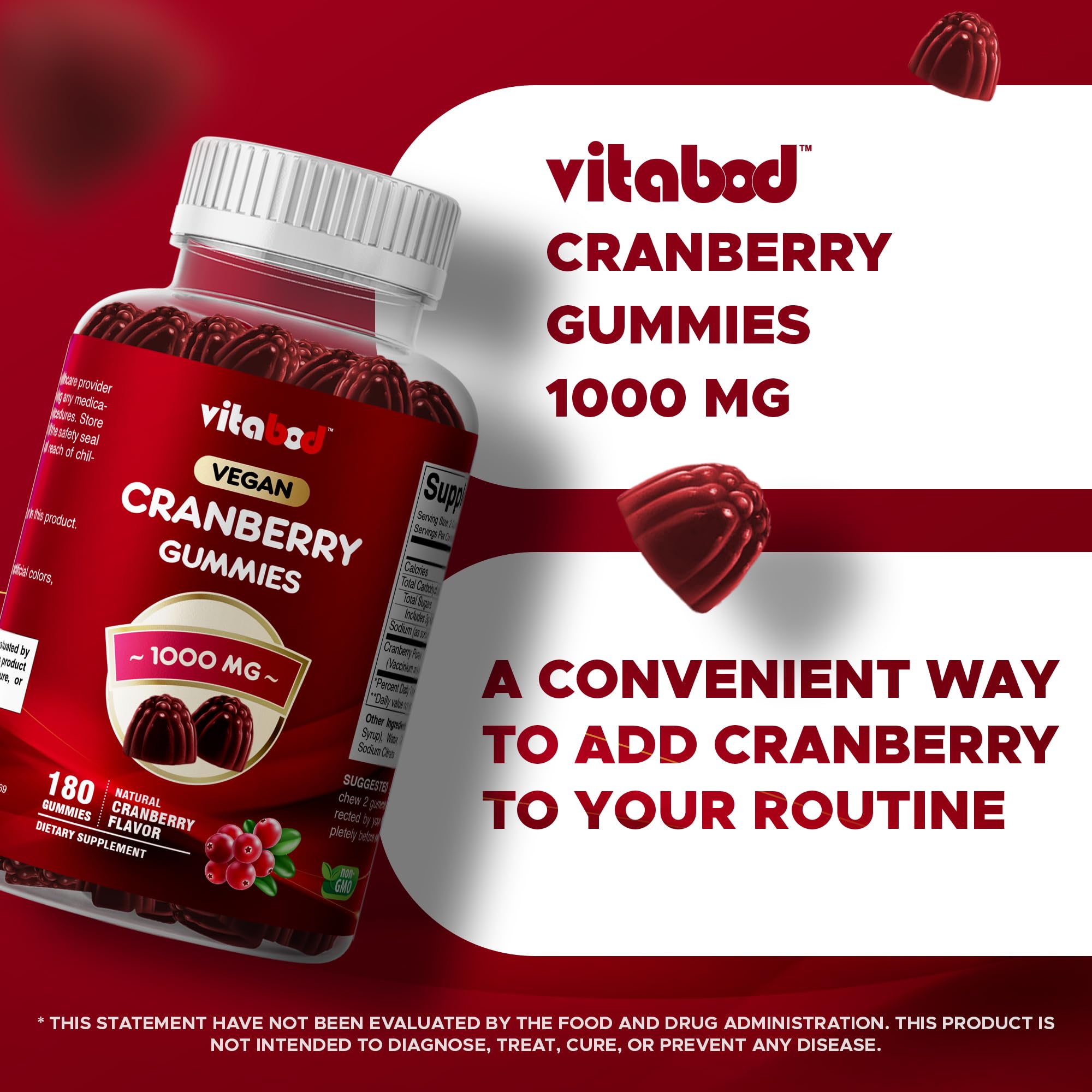 easy-to-take cranberry gummies for health