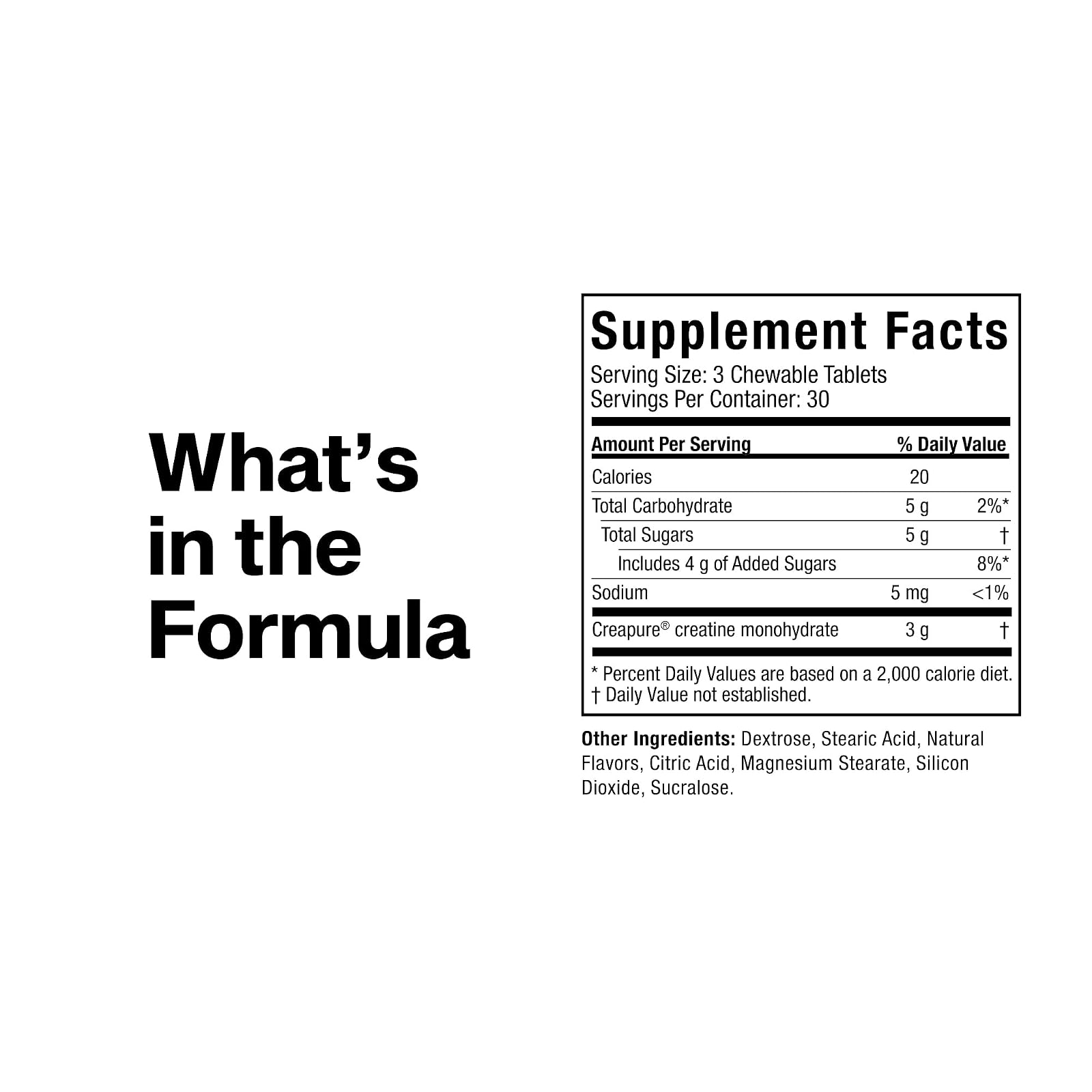 easy-to-take creatine chews supplement