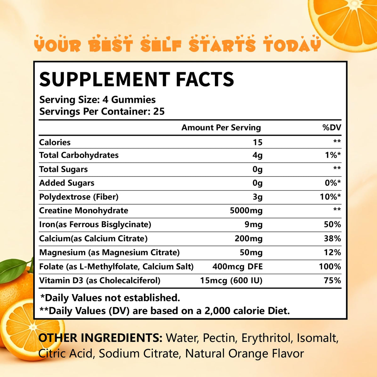 easy-to-take creatine gummies 100 count