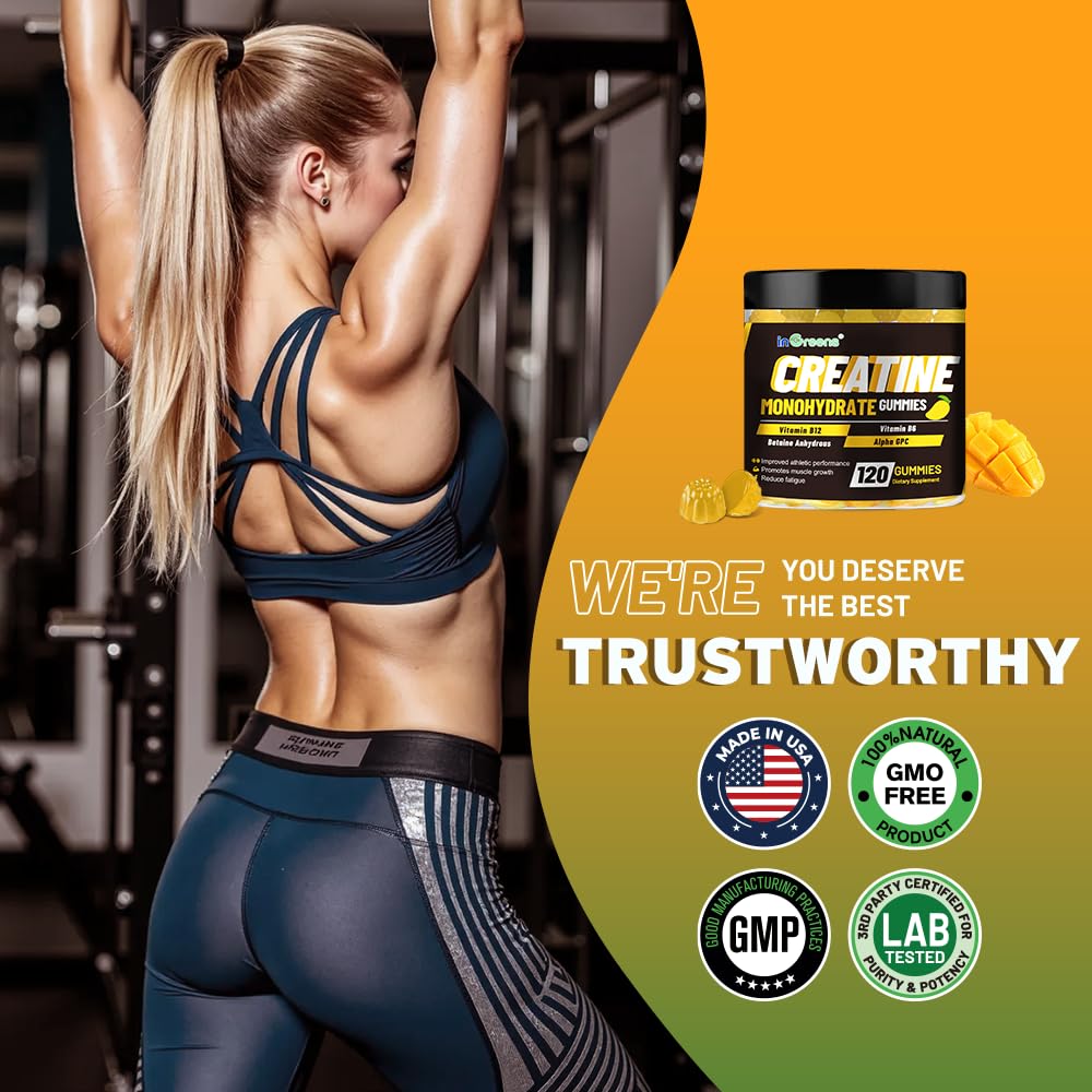 Easy-to-take creatine gummies for recovery