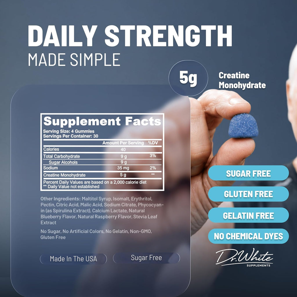 Easy-to-take creatine gummies for workouts