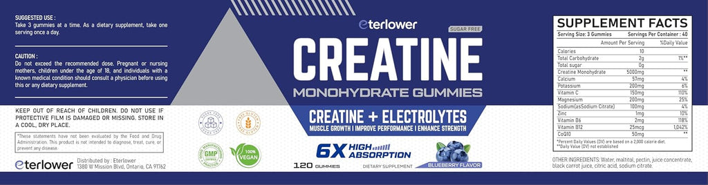 easy-to-take creatine gummies supplement