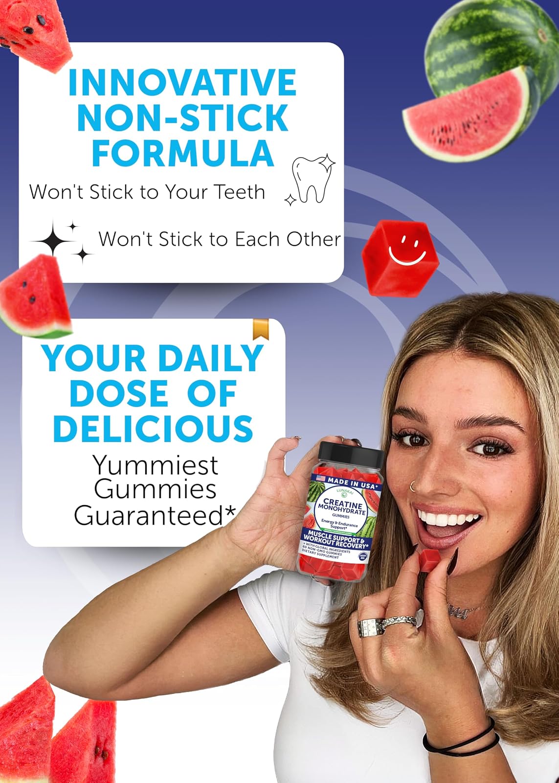 Easy-to-take creatine gummies