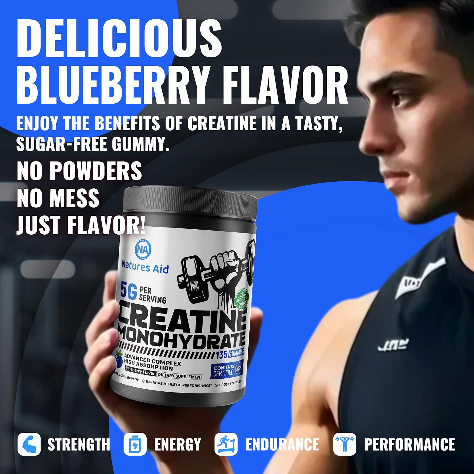 easy to take creatine gummy formula