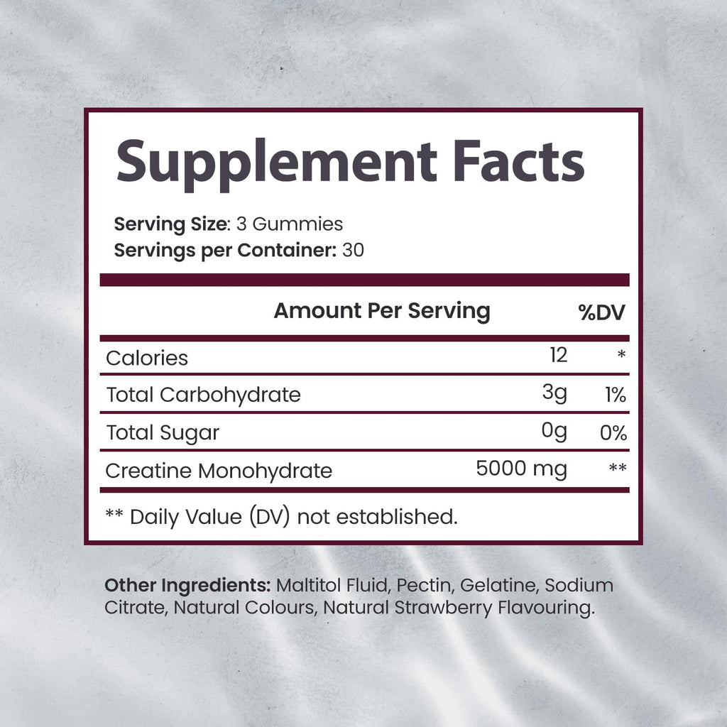 easy-to-take creatine gummy supplements