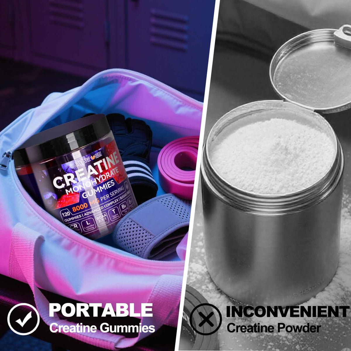 easy-to-take creatine monohydrate gummies