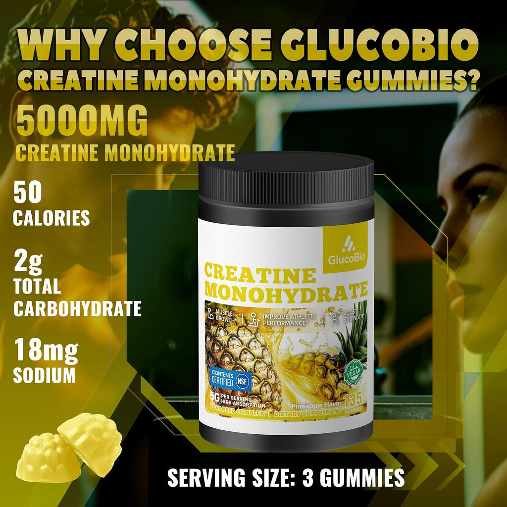easy-to-take creatine monohydrate gummies