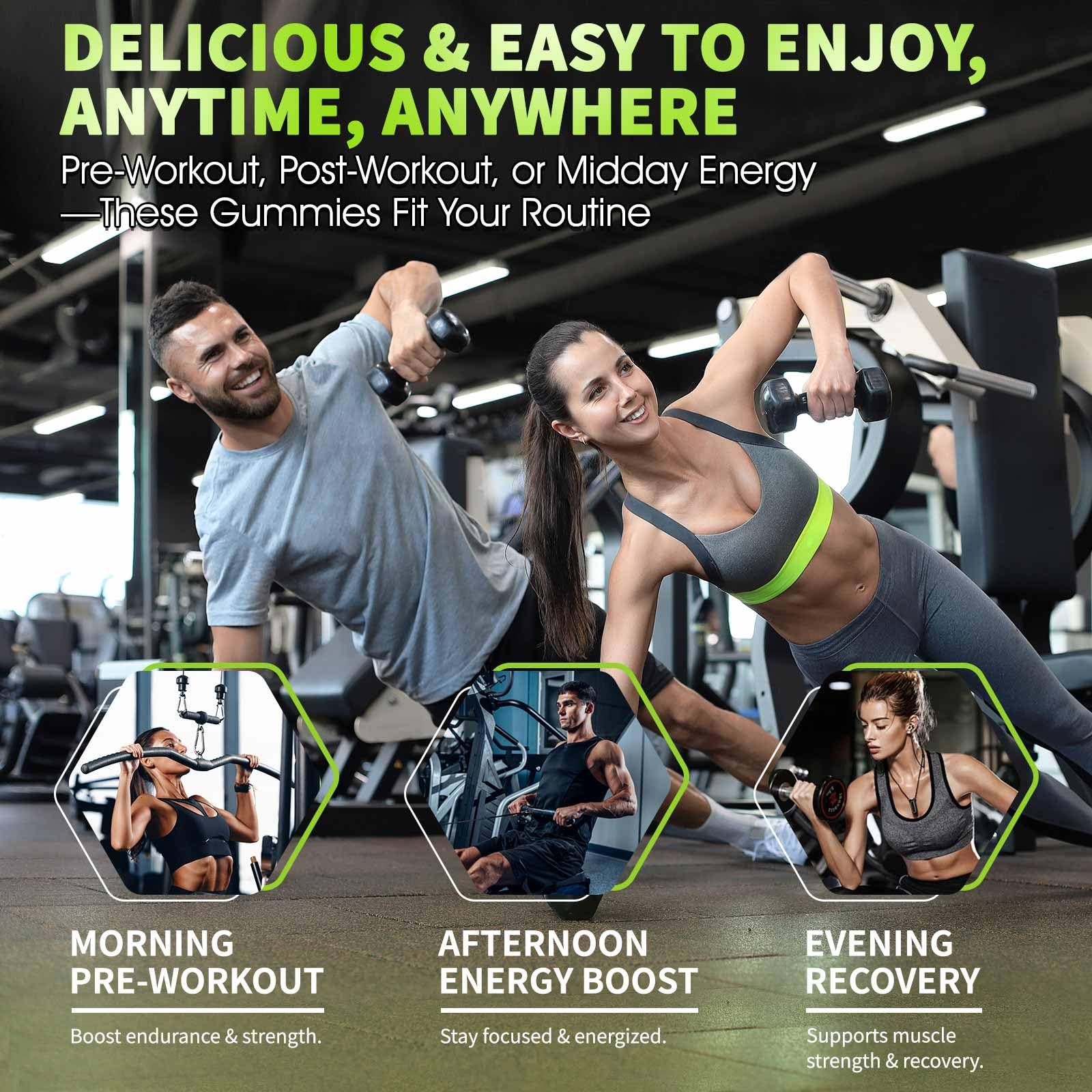 Easy-to-take creatine monohydrate gummies