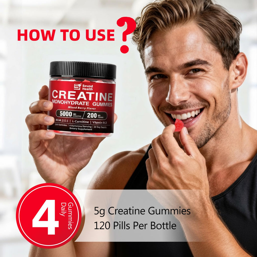 easy-to-take creatine monohydrate gummies