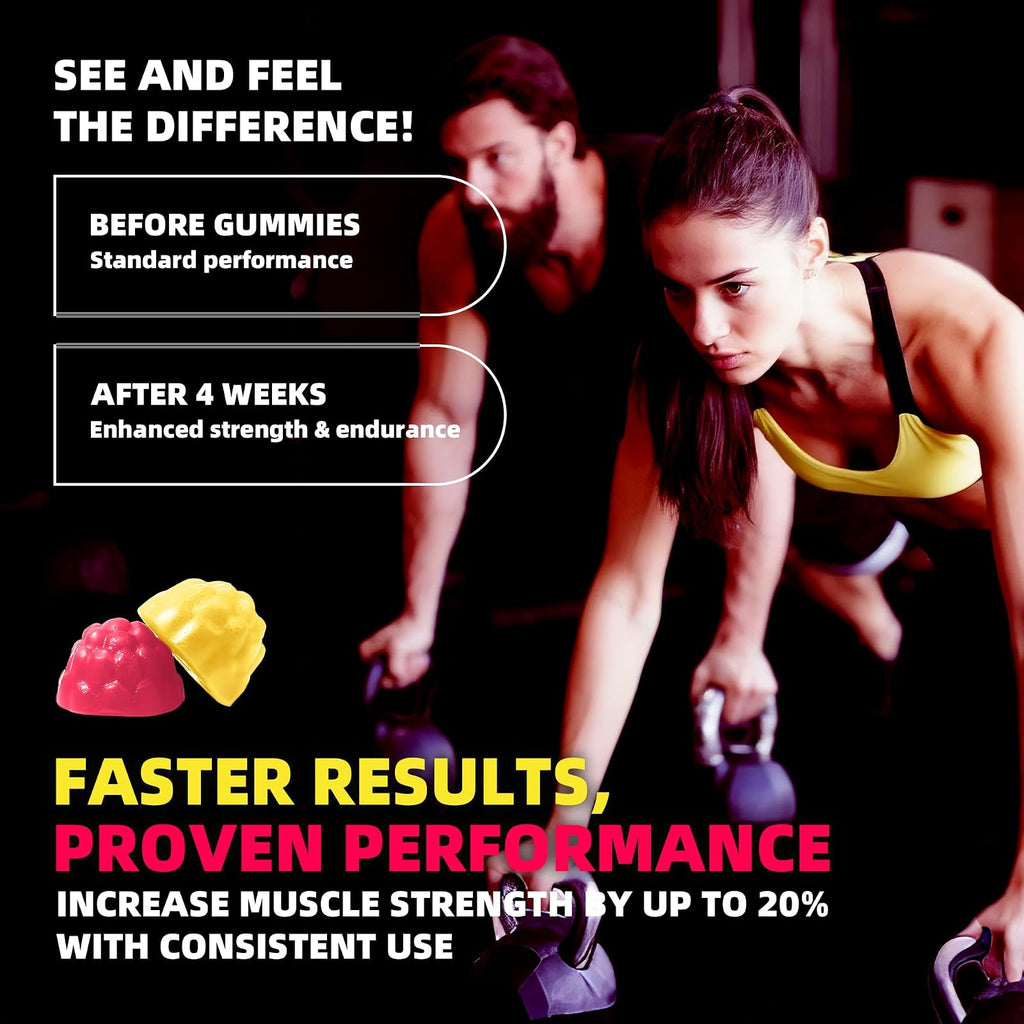 Easy-to-take creatine monohydrate gummies