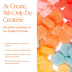 Easy-to-take creatine monohydrate gummies