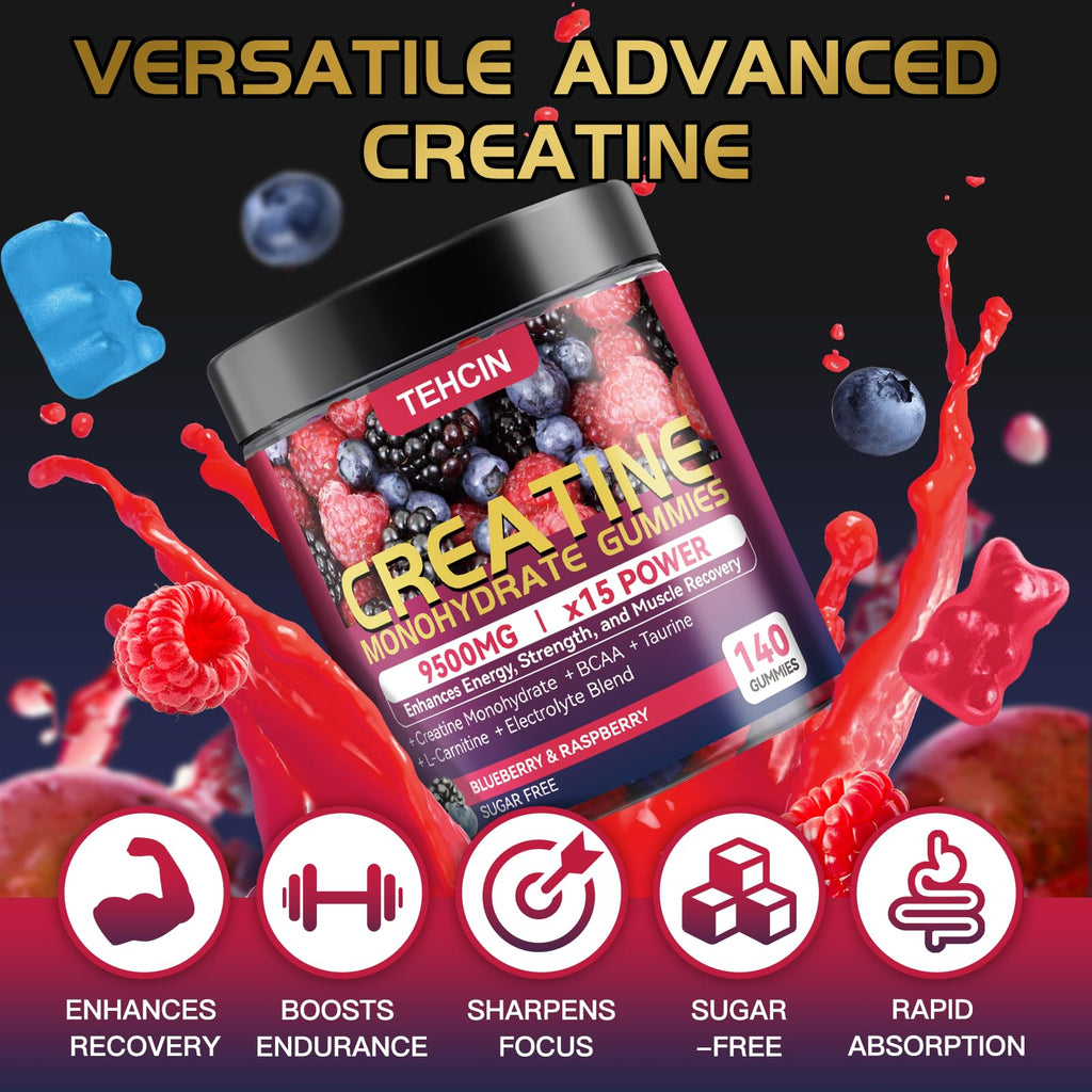 Easy-to-take creatine monohydrate gummies