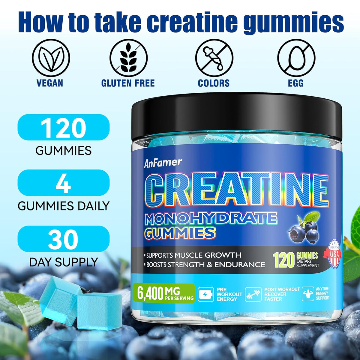 easy-to-take creatine monohydrate gummies