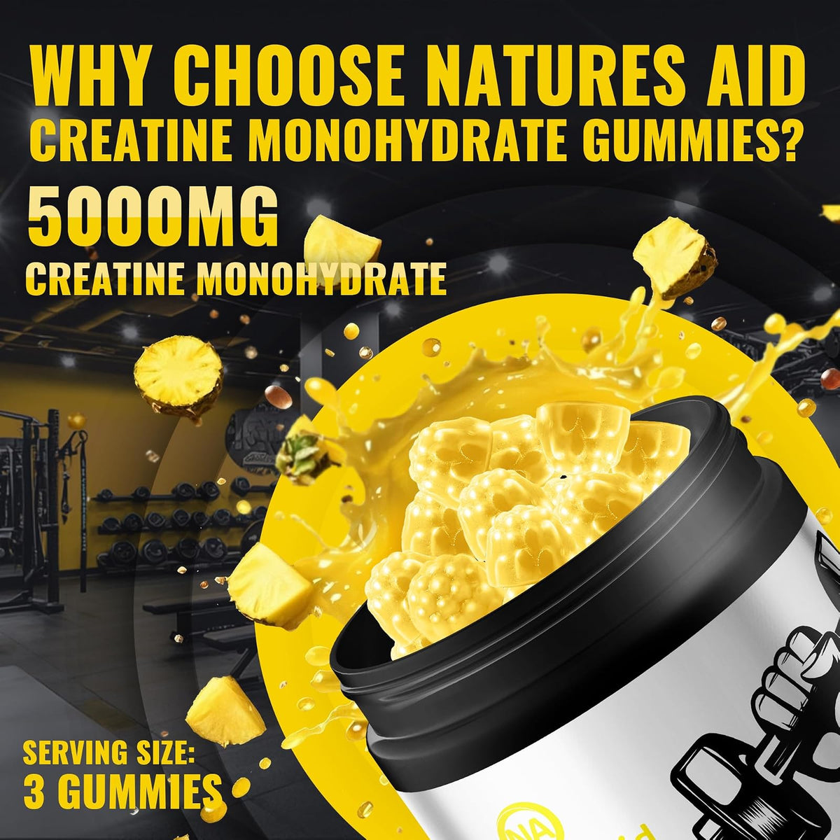 easy-to-take creatine monohydrate gummies