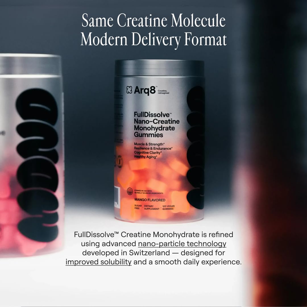 Easy-to-take creatine monohydrate gummies