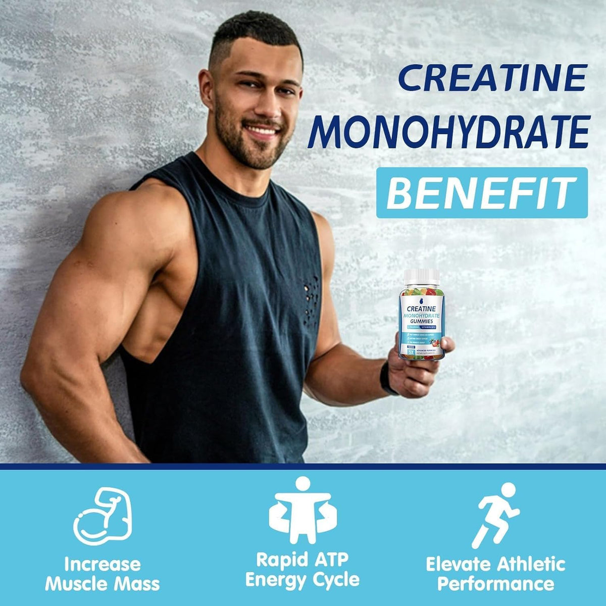 easy-to-take creatine monohydrate gummies