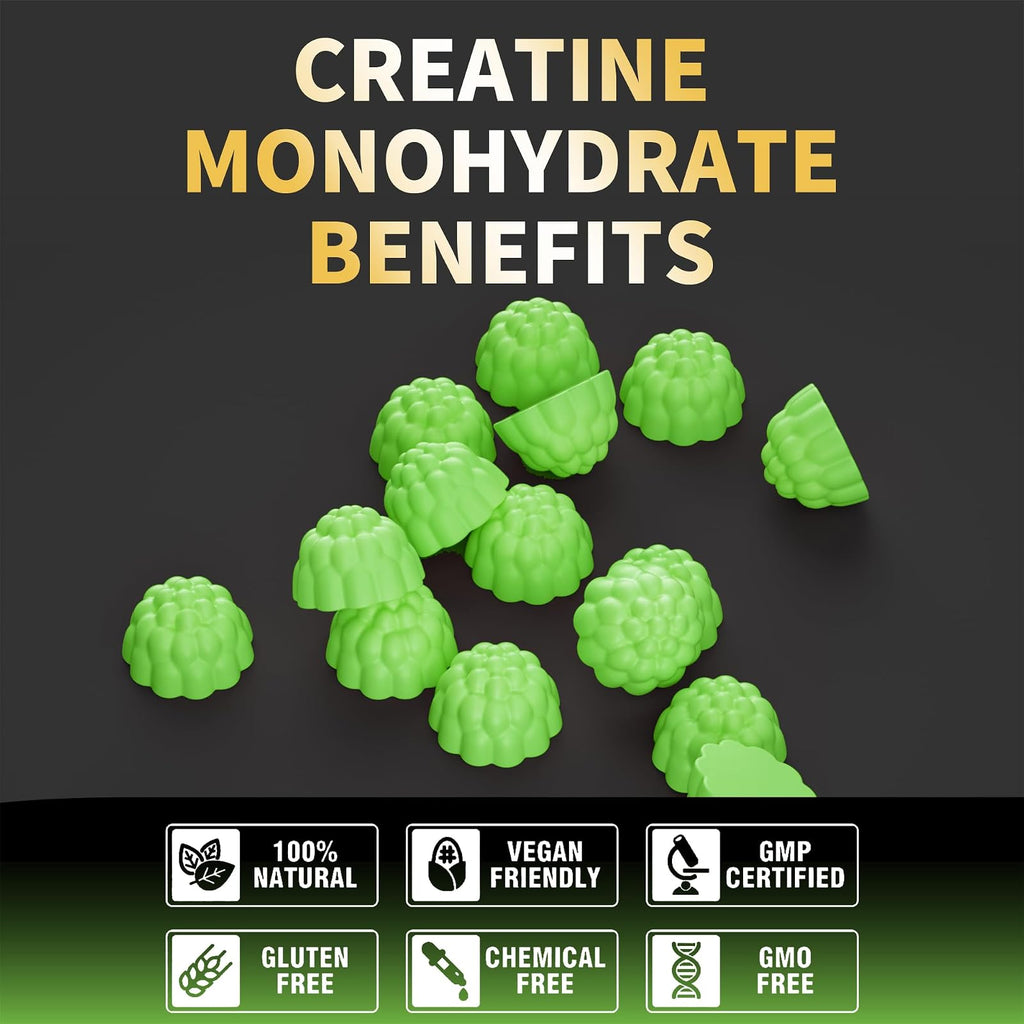 easy-to-take creatine monohydrate gummies