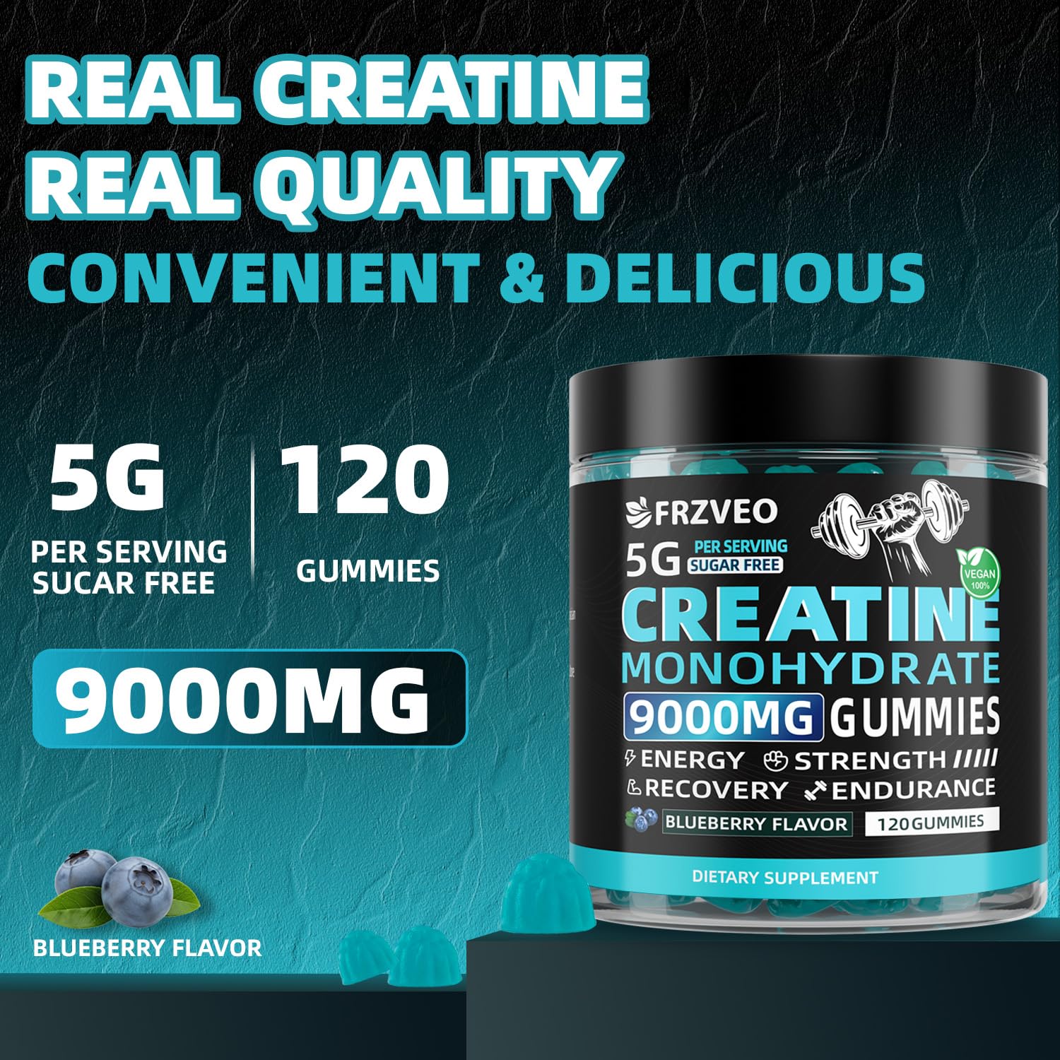 easy-to-take creatine monohydrate gummies