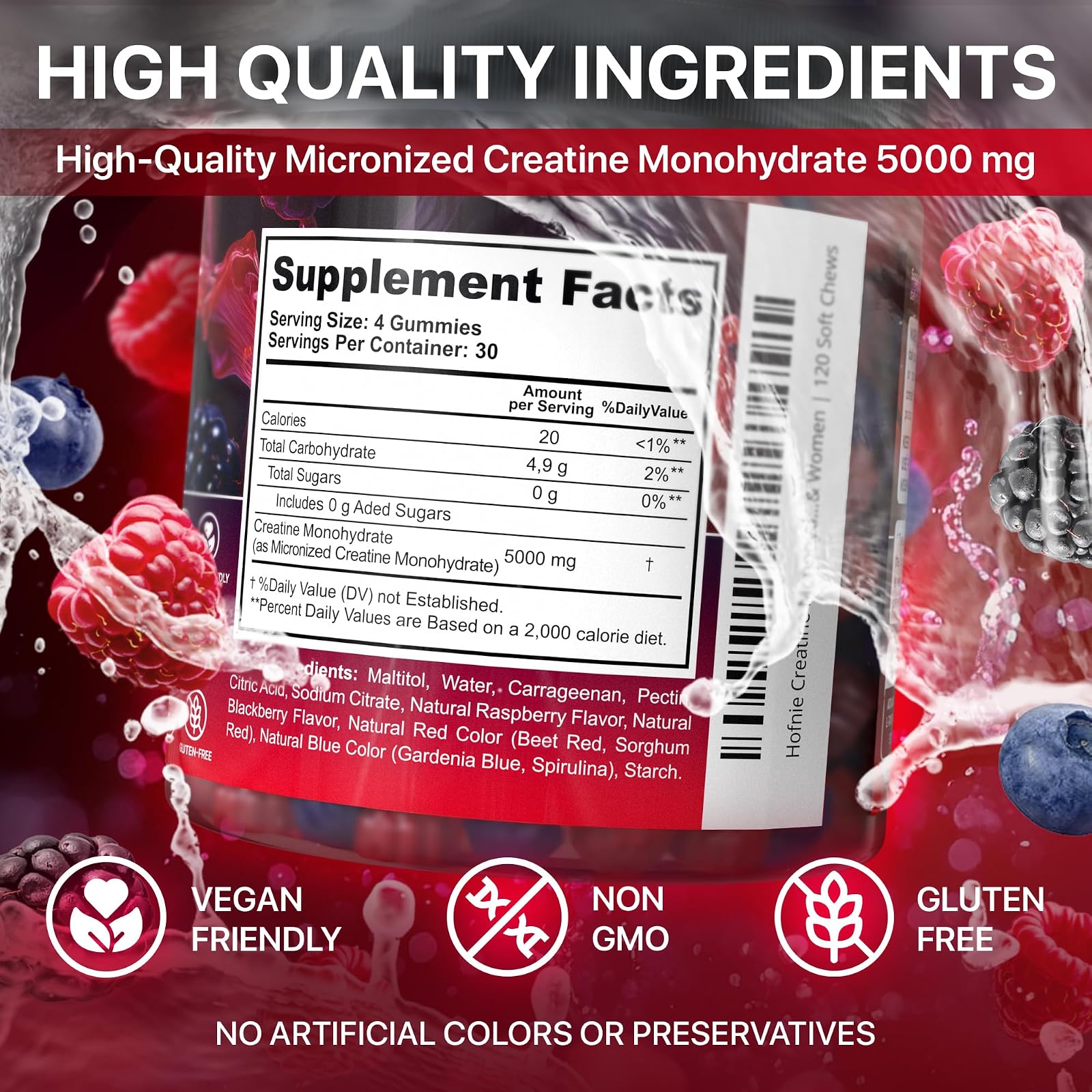 easy-to-take creatine monohydrate supplement