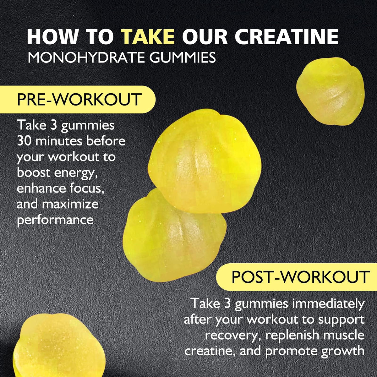 easy-to-take creatine monohydrate supplement