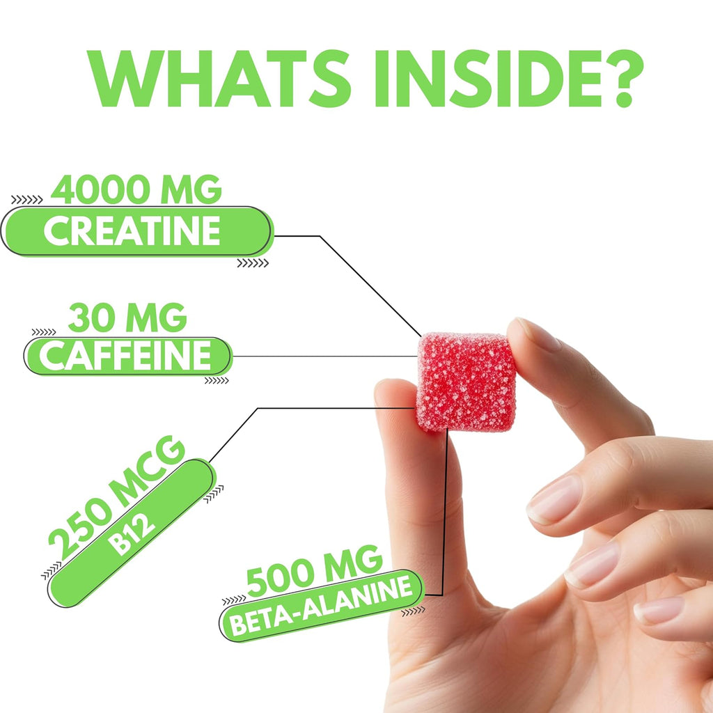 easy-to-take creatine supplement gummies