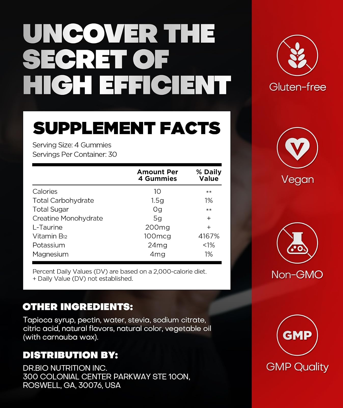 easy-to-take creatine supplement gummies