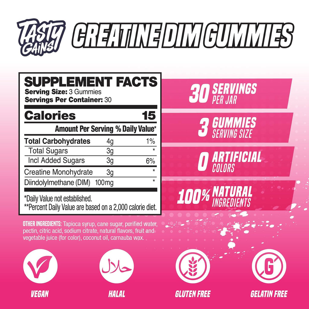 easy-to-take creatine supplement gummies